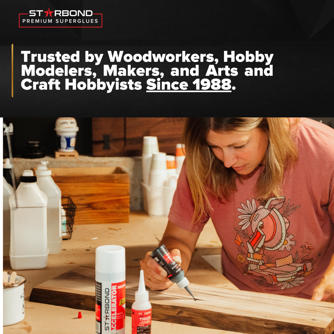 Starbond Knot-Filler System for Wood