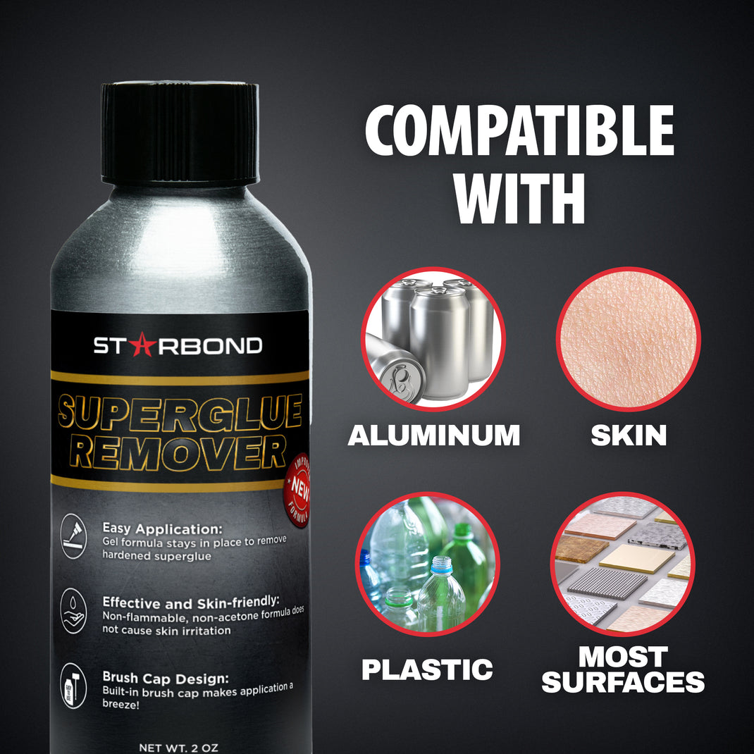 Knot Filler System (Black • Brown CA Glue • 6 oz Accelerator) – Starbond