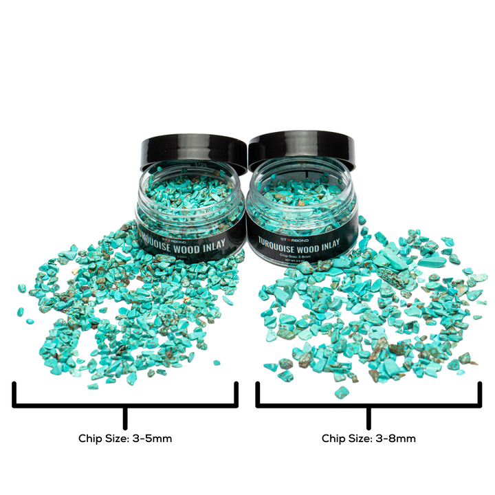Turquoise Wood Inlay Chips, 2.5 oz. – Starbond