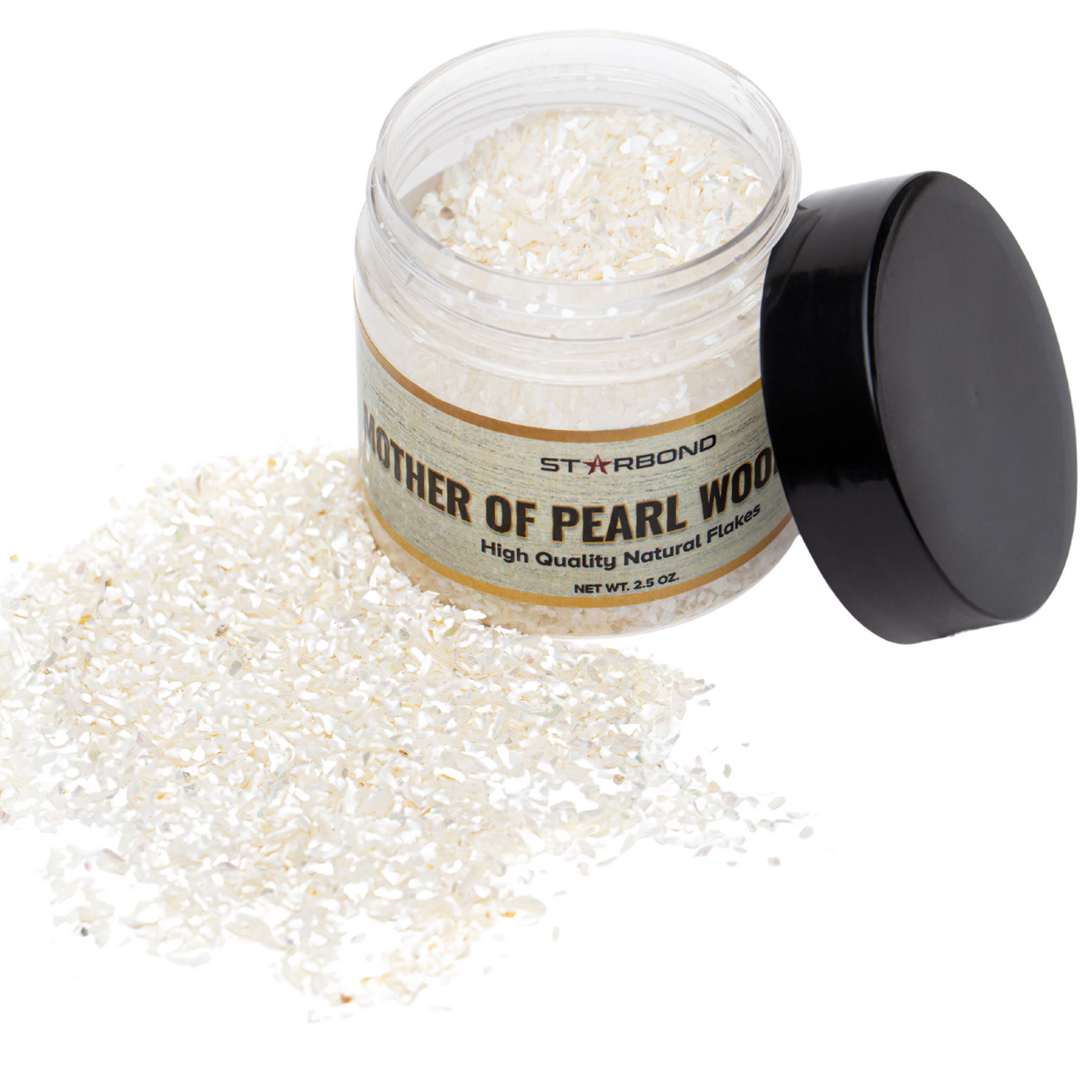 Mother of Pearl Inlay Flakes (Natural), 2.5 oz. – Starbond